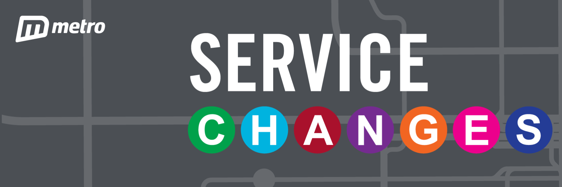 Metro service changes to begin Sunday, May 23rd | Metro Transit